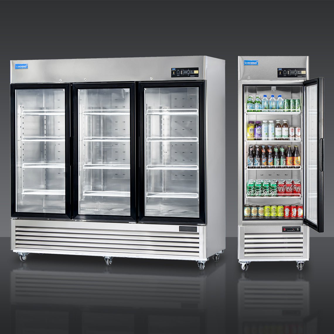 Commercial Refrigerators Glass Door – ICECASA
